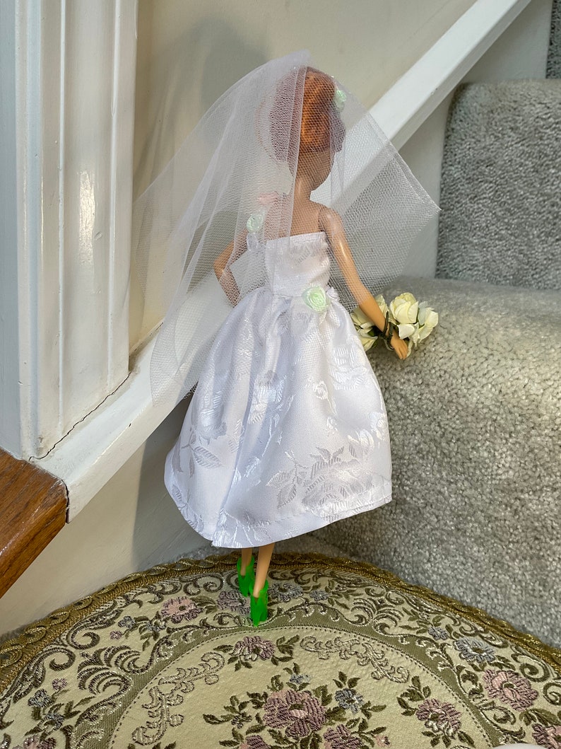 Handmade Fashion Doll Wedding Dress/ Bride Dress for Fashion Doll - Etsy