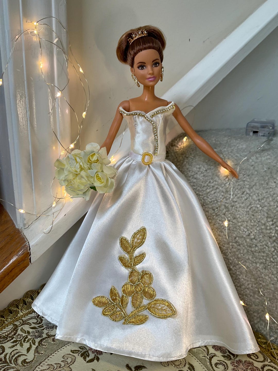 Handmade Fashion Doll Ballroom Wedding Gown, Fits 11-12 Dolls - Etsy