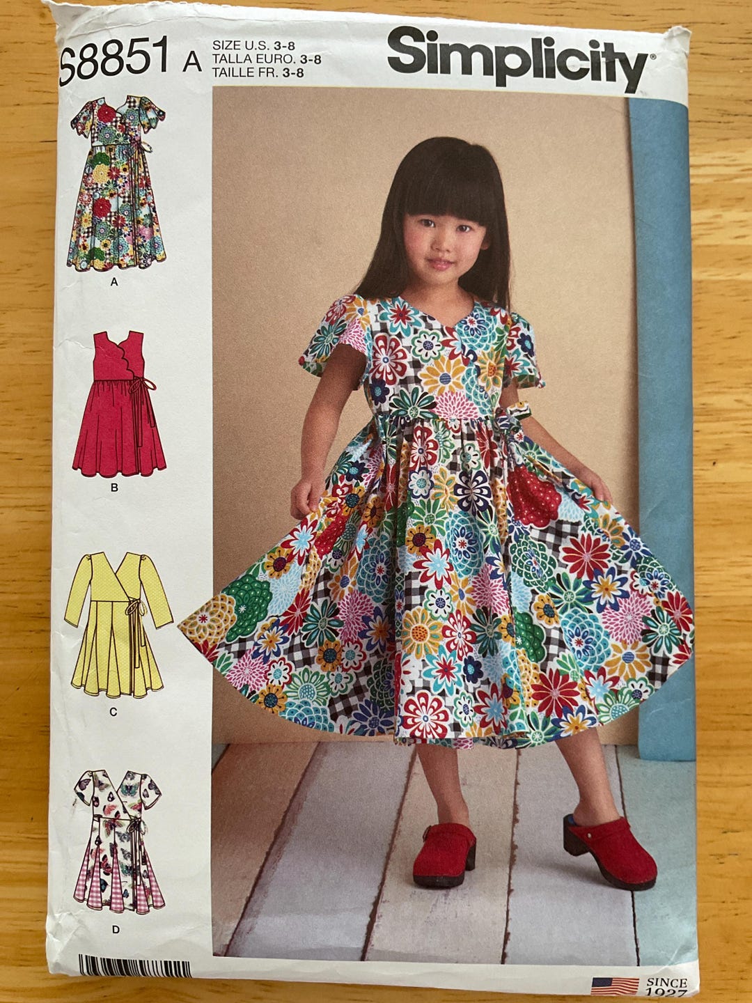 Simplicity Little Girl Twirl Dress Sewing Pattern - Etsy