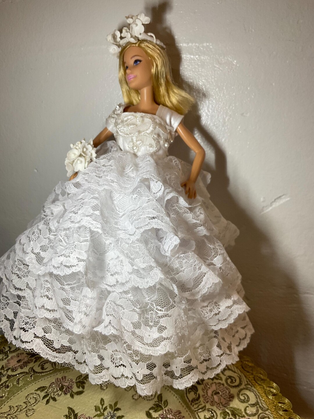 Handmade Lace Ballroom Fashion Doll Wedding Gown - Etsy