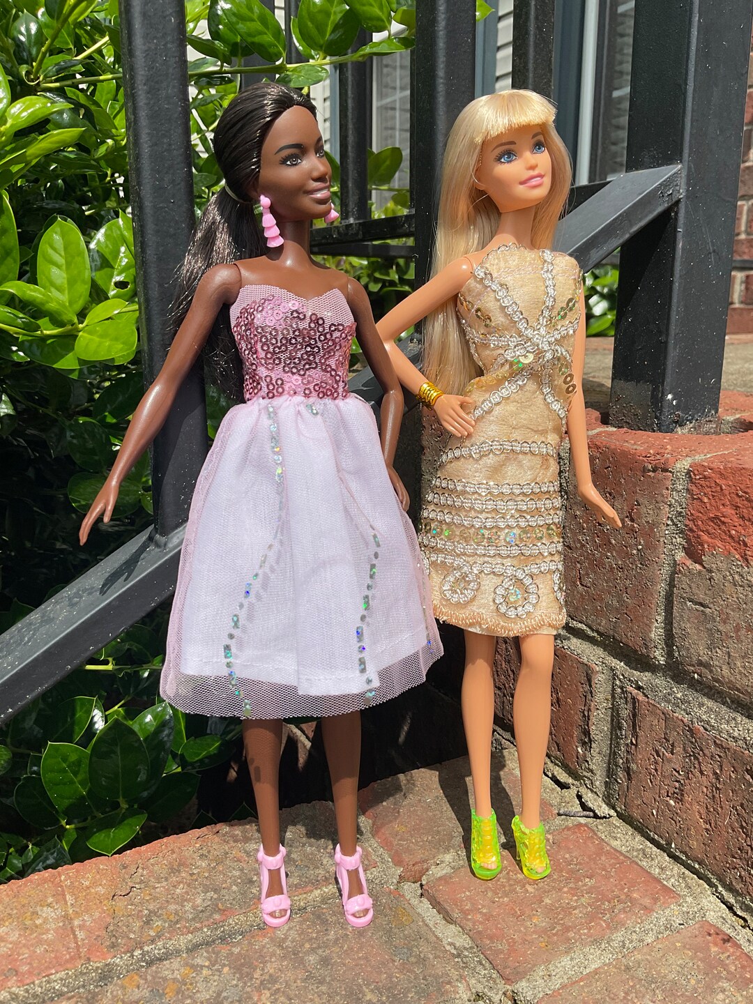 Handmade Fashion Doll Sparkly Dress Set/ Fashion Doll Prom Dress Set ...