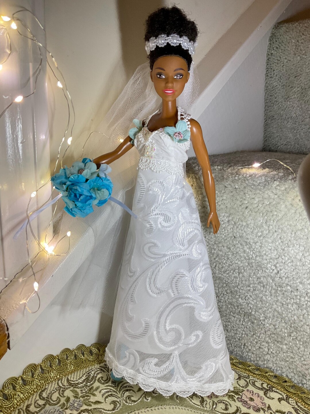 Handmade Fashion Doll Wedding Gown - Etsy