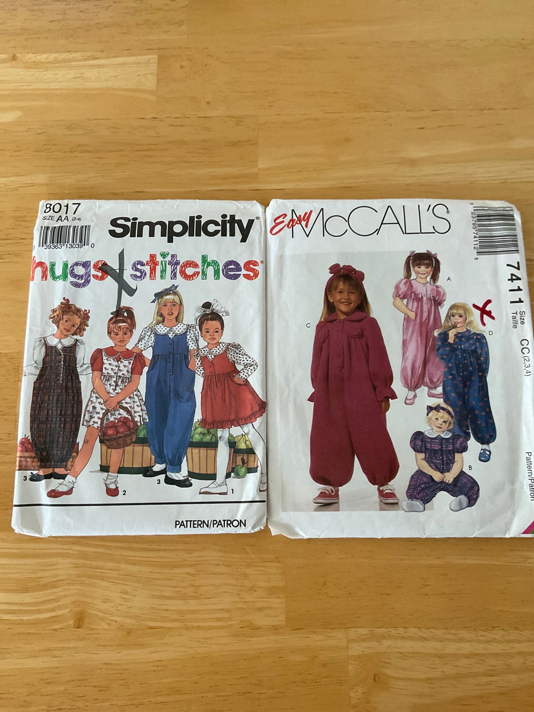 Set of 2 Toddler Girls Patterns Features Jumpsuits, Dresses and Blouses ...