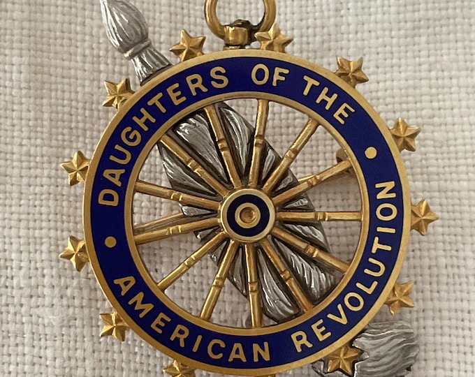 Daughters of the American Revolution Pin Vintage - Etsy