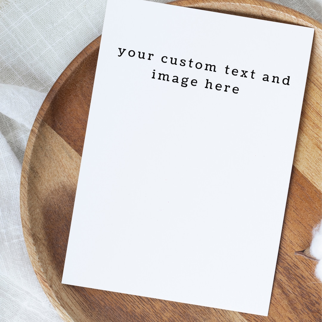 Fully Customizable Card Personalized Greeting Card Create Your Own Card ...
