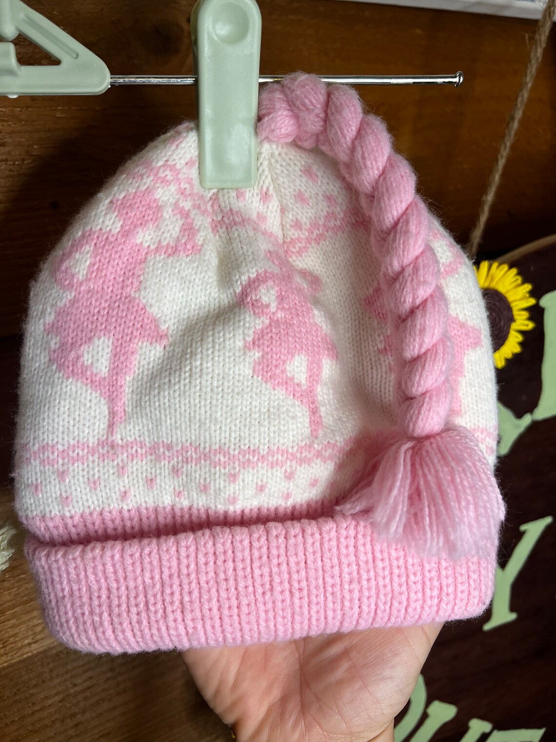 Vintage Harlequin Knit Ballerina Set Cynthia Mckinney Pink Embroidered ...