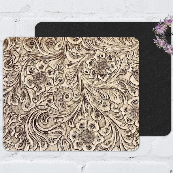 Leather Mouse Pad - Etsy