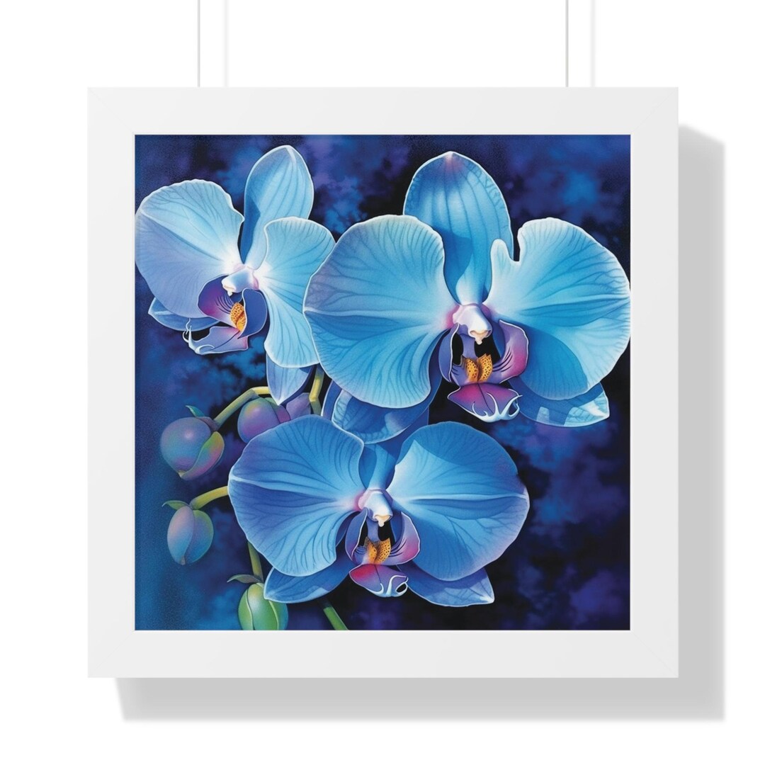 Orchid Art Print, Orchid Art, Fantasy Orchid Print, Orchid Wall Décor ...