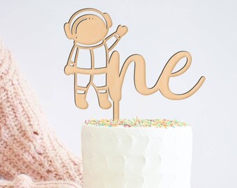 Rocket One Cake Topper, Space 1st Birthday Cake Topper, Galaxy 1st ...