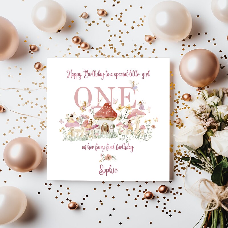First Birthday Card - Etsy