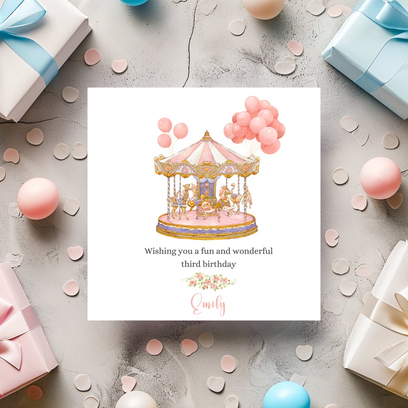 Greetings Card Carousel - Etsy
