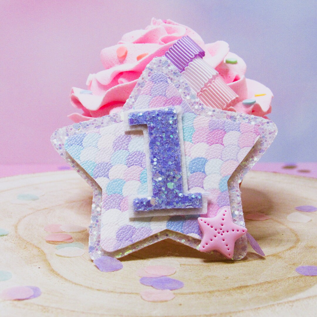 Pastel Mermaid Birthday Number Badge/pin Button - Etsy