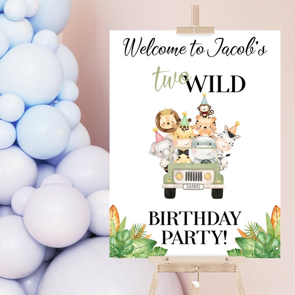 Two Wild Birthday - Etsy