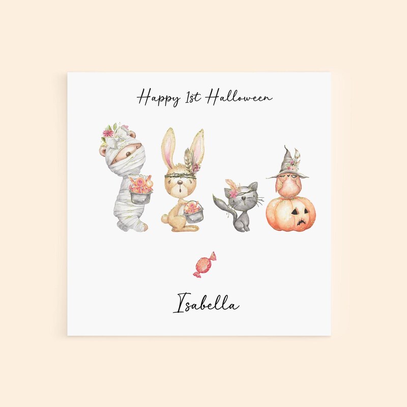 Happy Halloween Card - Etsy