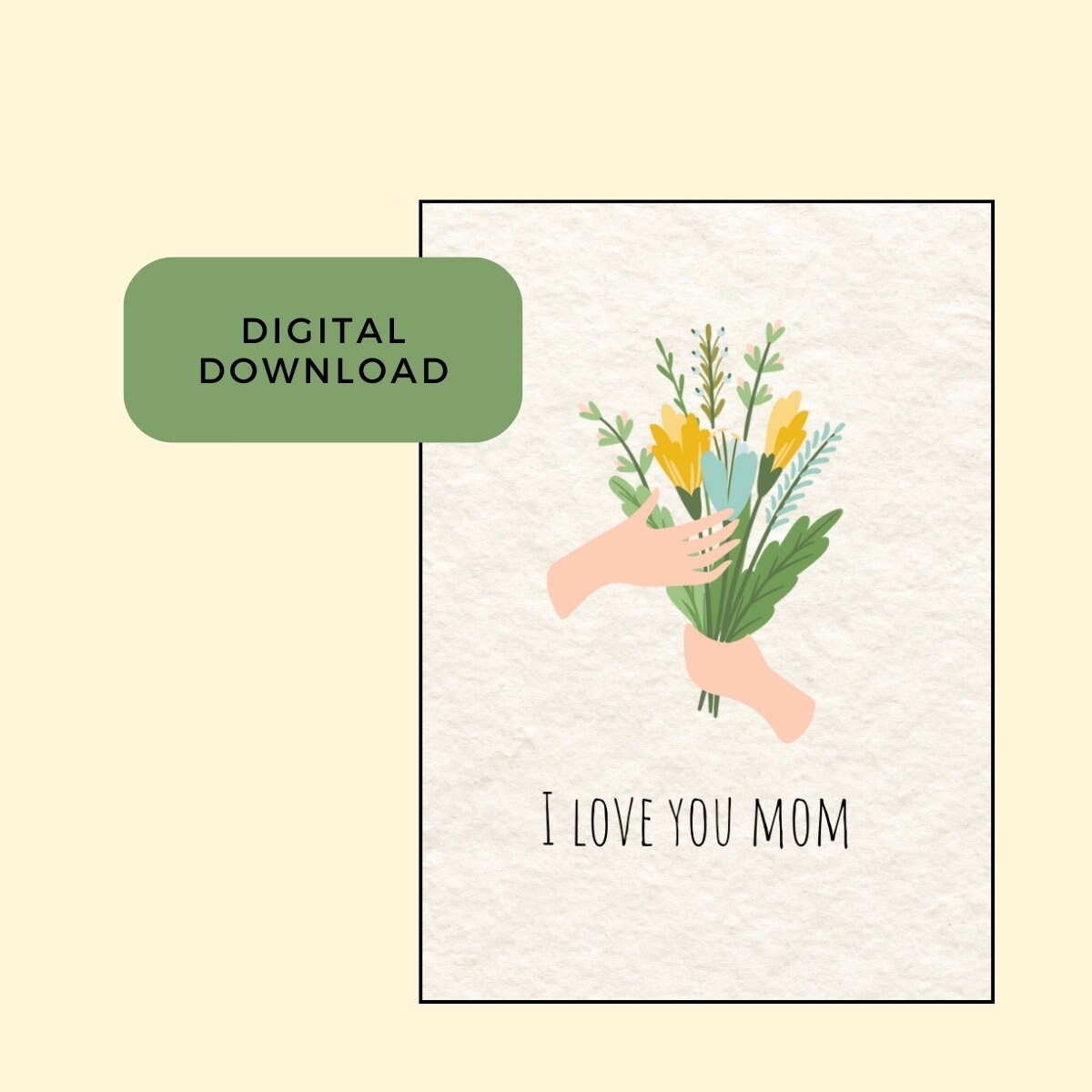 Mother's Day Gift Card Printable and Downloadable Surprise Your Mom - Etsy