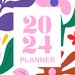 Digital Planner and Printable Digital Planner 2024, Flower Planner - Etsy