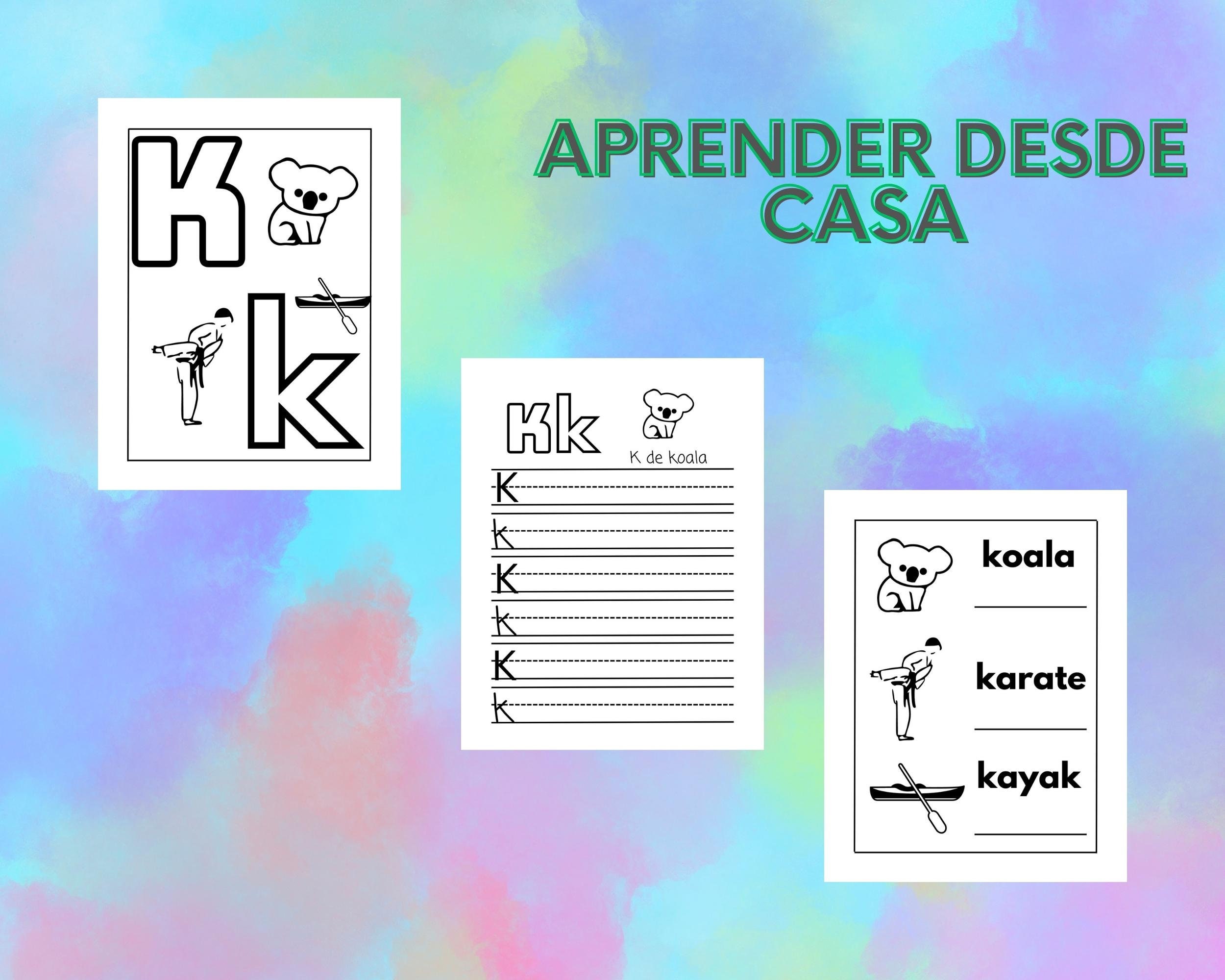 Alfabeto abecedario imprimible para ninos Alphabet Printable - Etsy México