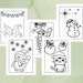 Spanish Christmas Coloring Pages: Santa Activity Book (PDF) - Etsy