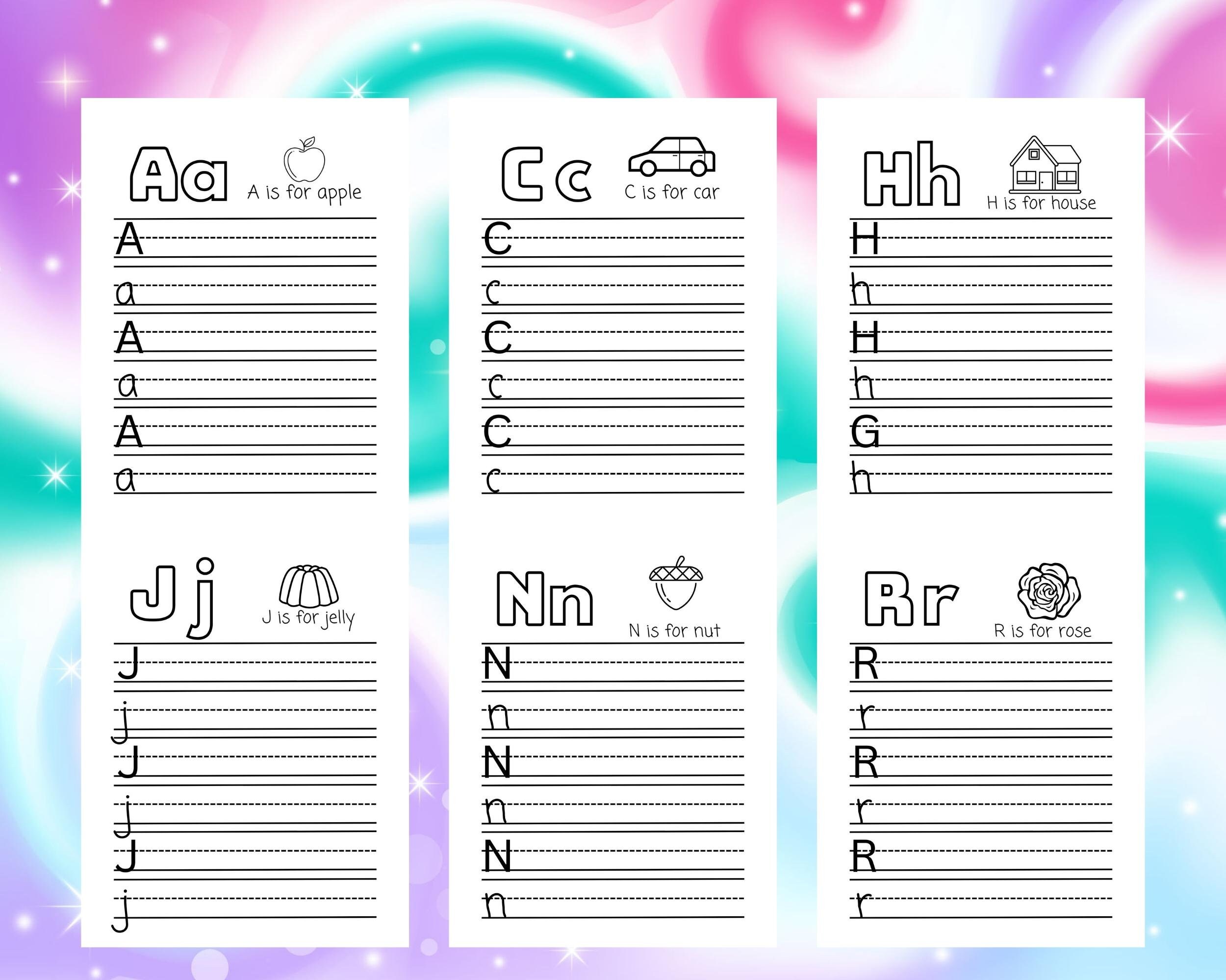 Alphabet Printable Worksheets Preschool Homeschooling Printables ...