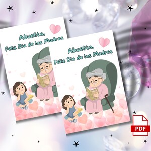 Abuelita Feliz Dia De Las Madres Printable Card Pdf Etsy