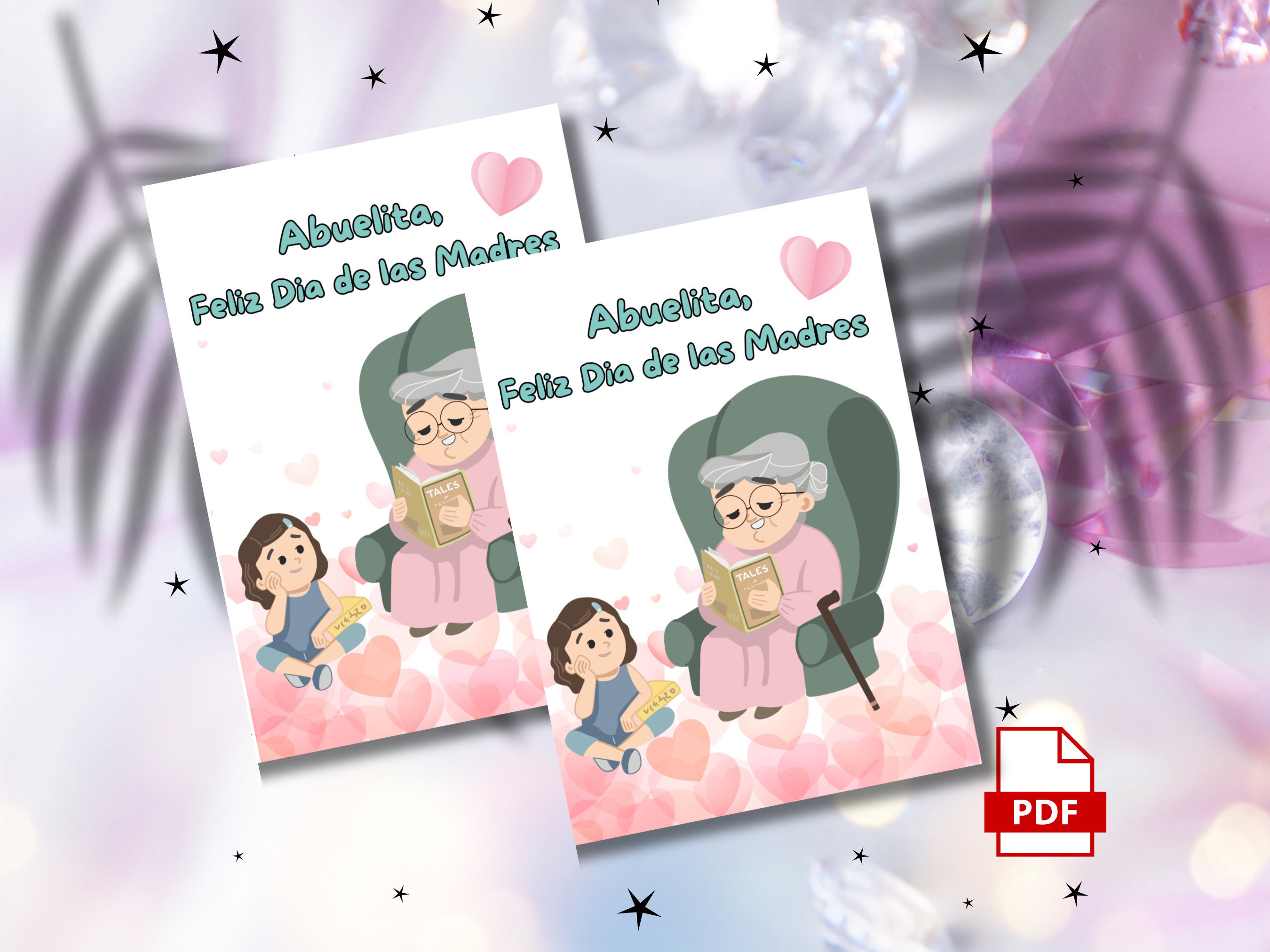 Abuelita Feliz Dia De Las Madres Printable Card (PDF) - Etsy