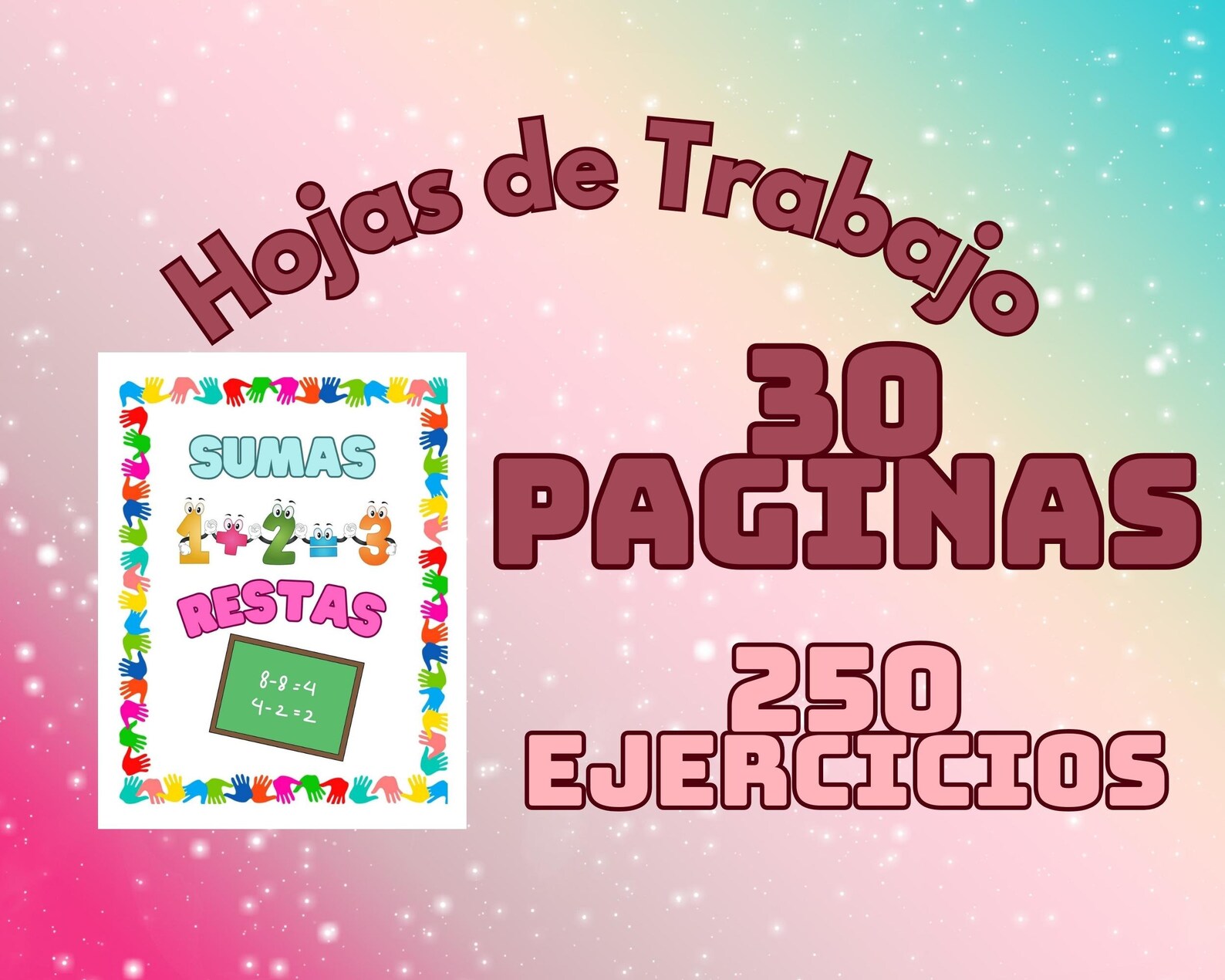 Sumas Y Restas De Un Digito Hojas Imprimibles Para Ninos Espanol Math ...