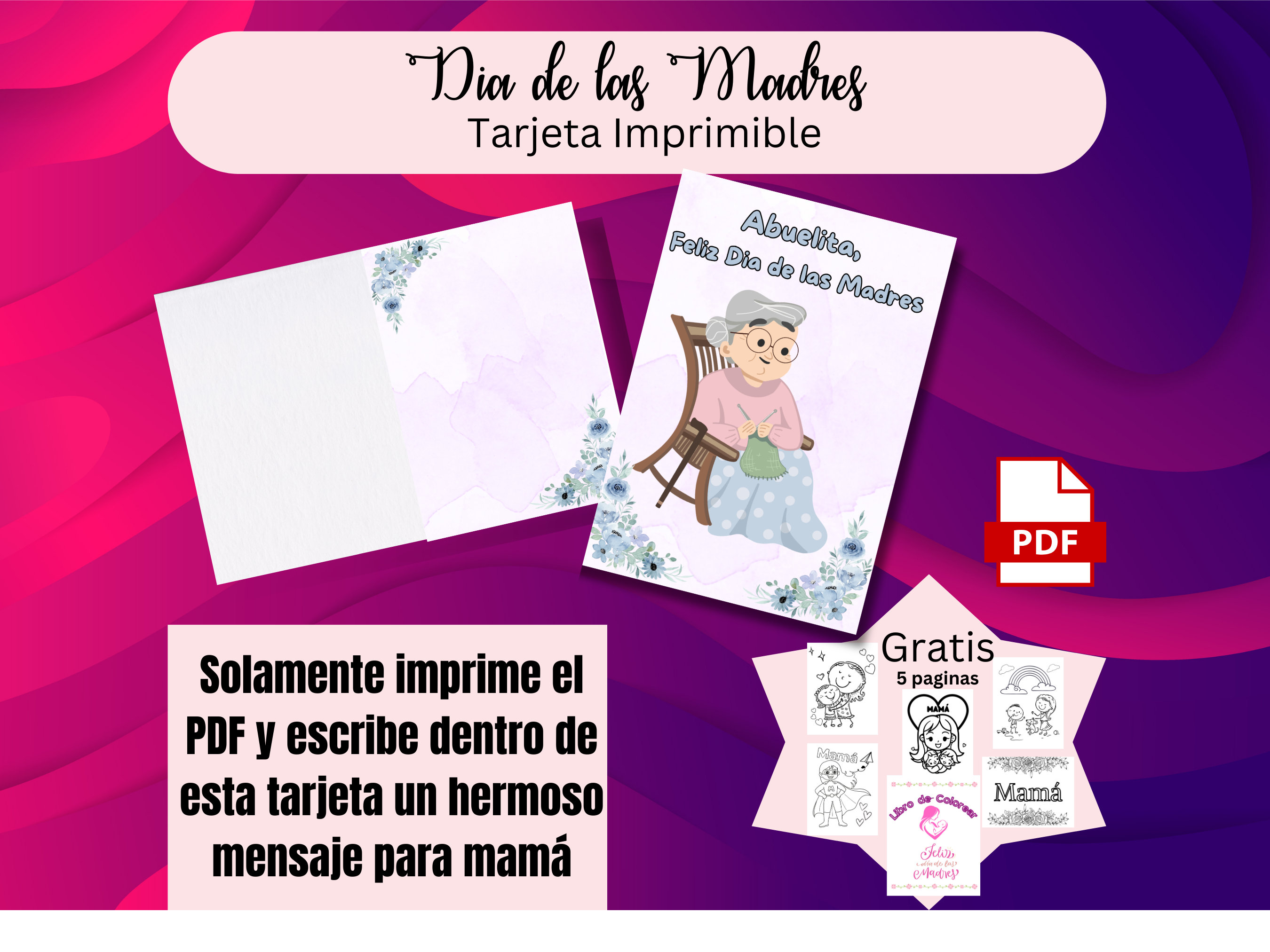 Abuelita Feliz Dia De Las Madres Abuela Dia De Las Madres Tarjeta De