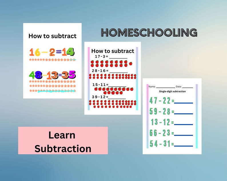 Two-digit Addition and Subtraction Worksheets for Teachers and ...