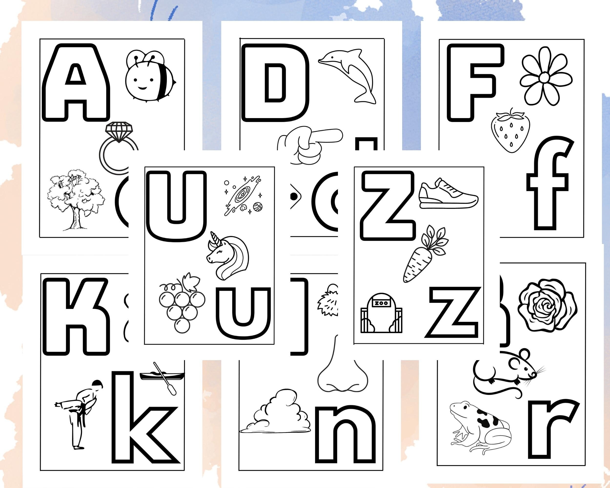 Alfabeto Abecedario Imprimible Para Ninos Alphabet Printable - Etsy Canada