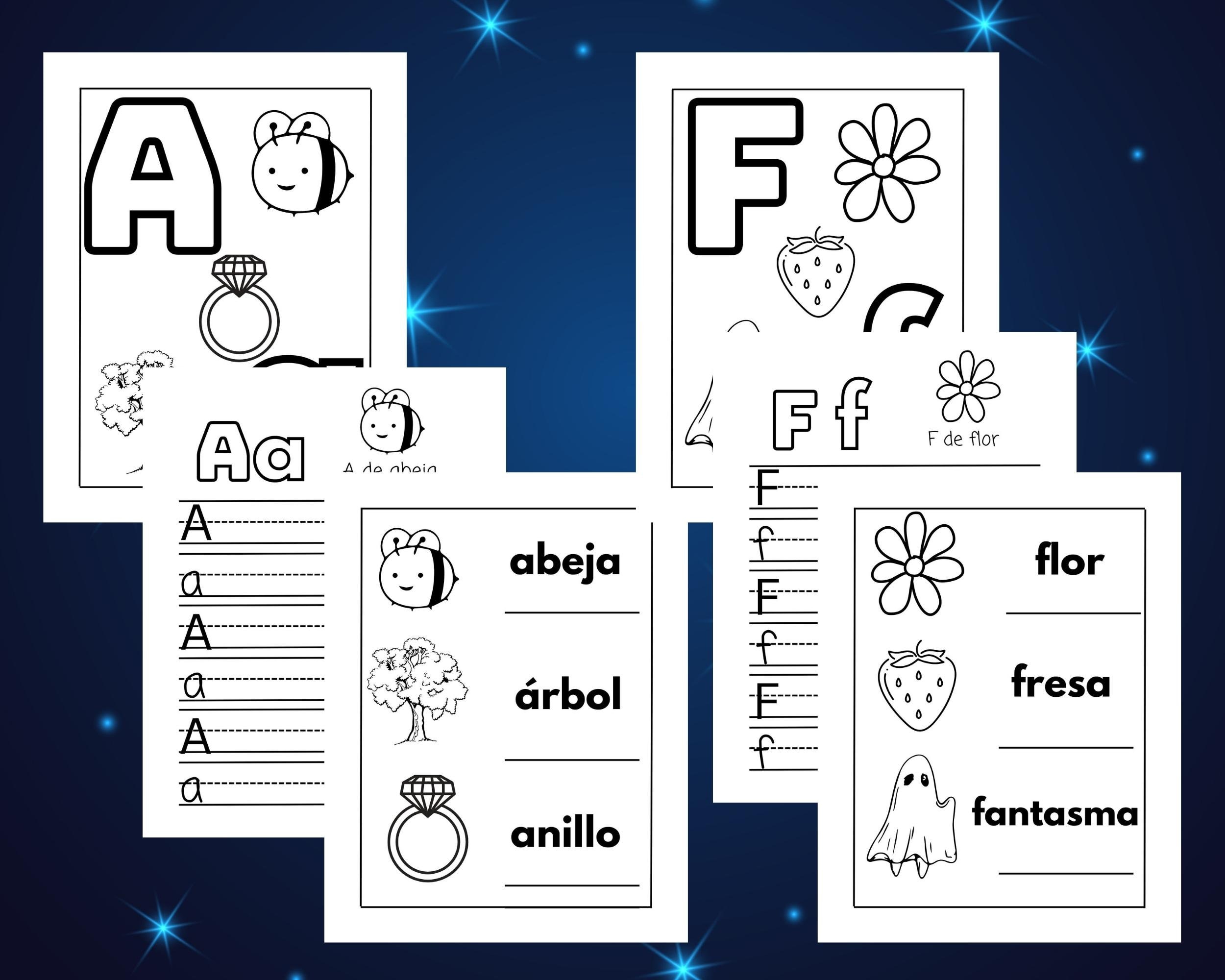 Alfabeto Abecedario Imprimible Para Ninos Alphabet Printable - Etsy Canada