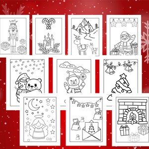 Spanish Christmas Coloring Pages: Santa Activity Book (PDF) - Etsy