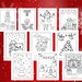 Spanish Christmas Coloring Pages: Santa Activity Book (PDF) - Etsy