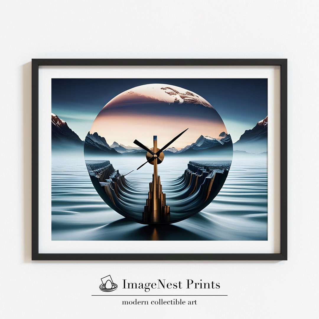 Timeless PRINTABLE Wall Art Surrealistic Artwork Instant Digital ...
