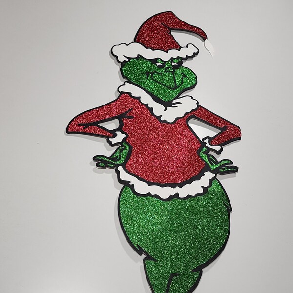 Grinch Cutout - Etsy