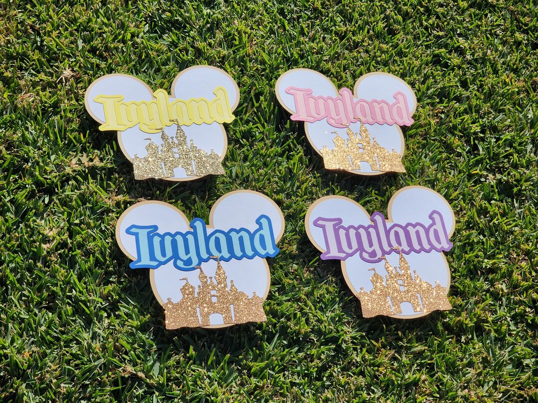 Disney Cardstock Cutouts Personalized - Etsy