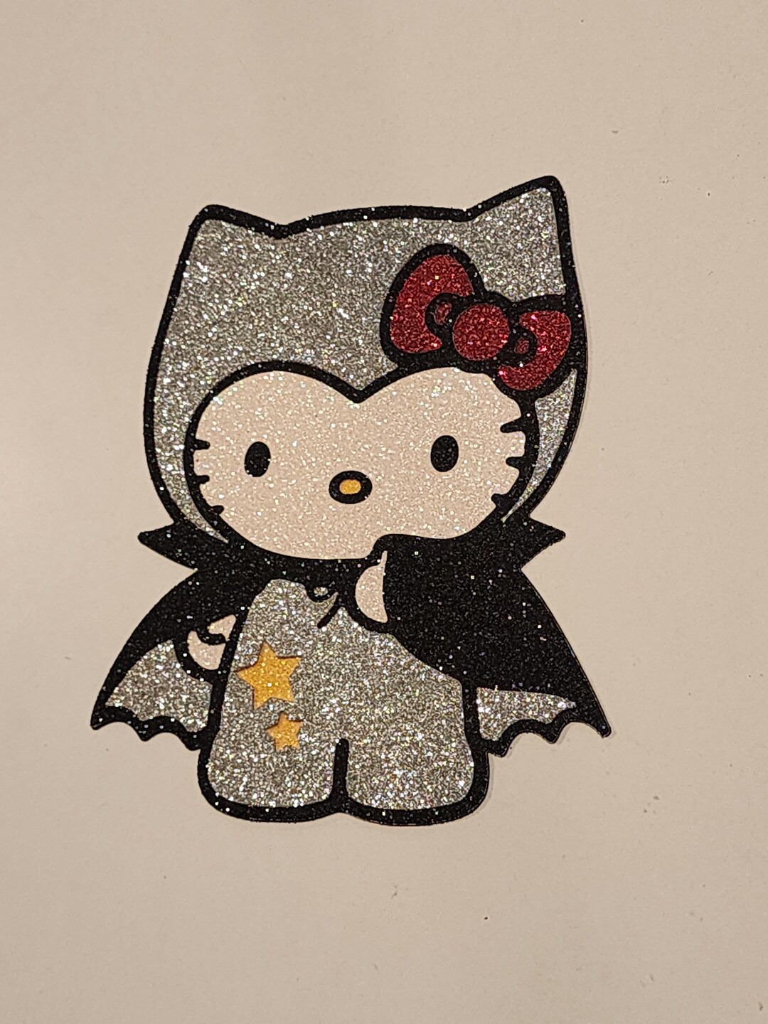 Hello Kitty Vampire Glitter Cardstock - Etsy