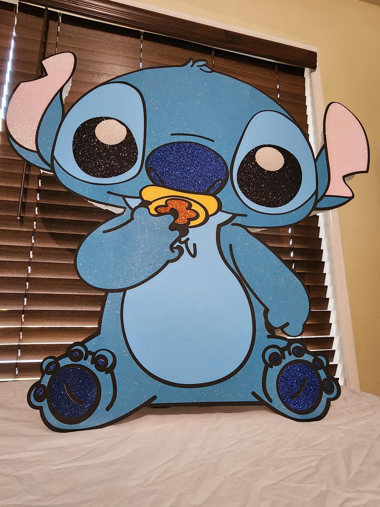 Stitch Glitter Cardstock Cutouts - Etsy