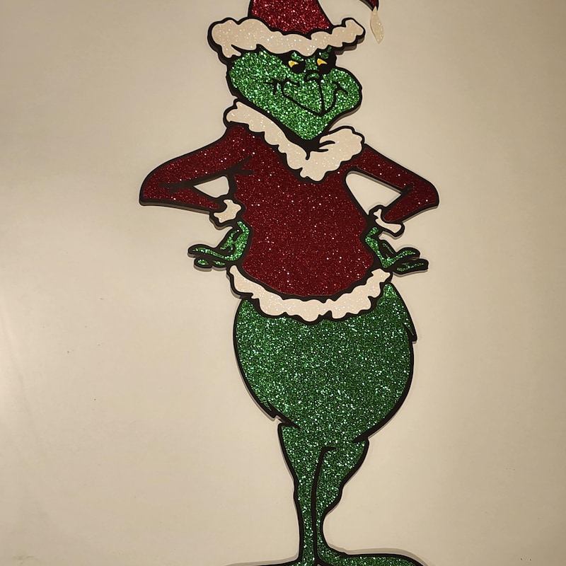 Grinch Cutout - Etsy