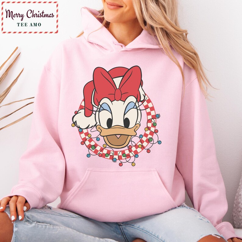 Daisy Duck Christmas Sweatshirt, Disney Holiday Crewneck - Etsy
