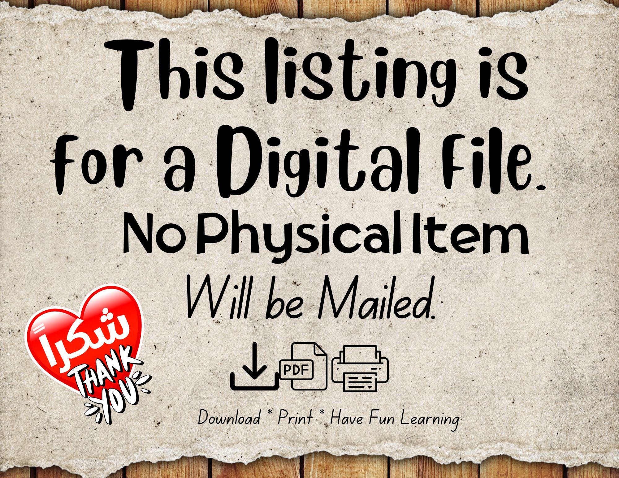 Arabic Animals Flashcards, Arabic Posters, Arabic Printable, - Etsy