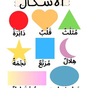 Arabic Educational Posters # 2 - Etsy