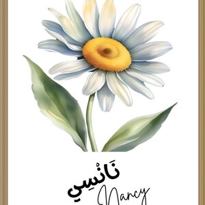 Custom Arabic Names - Arabic Calligraphy - Wall Art - Personalize ...