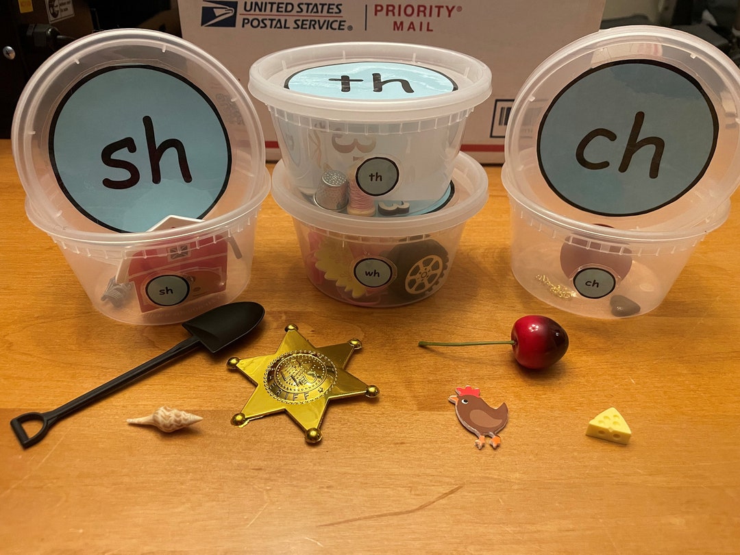 Digraph Letter Tubs - Etsy