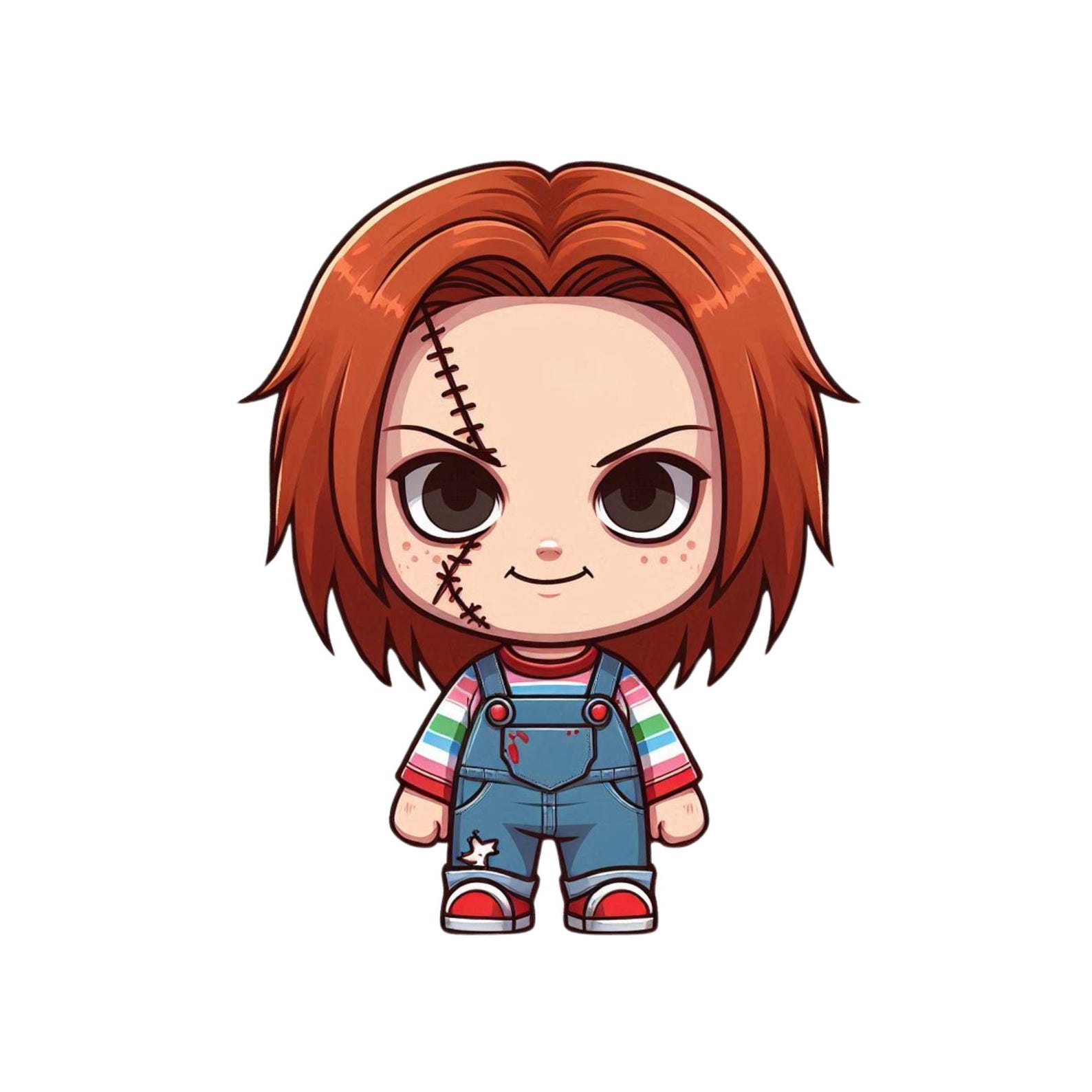 Chucky SVG Bundle - Cute Chibi Horror Character PNG, Slasher Movie SVG ...