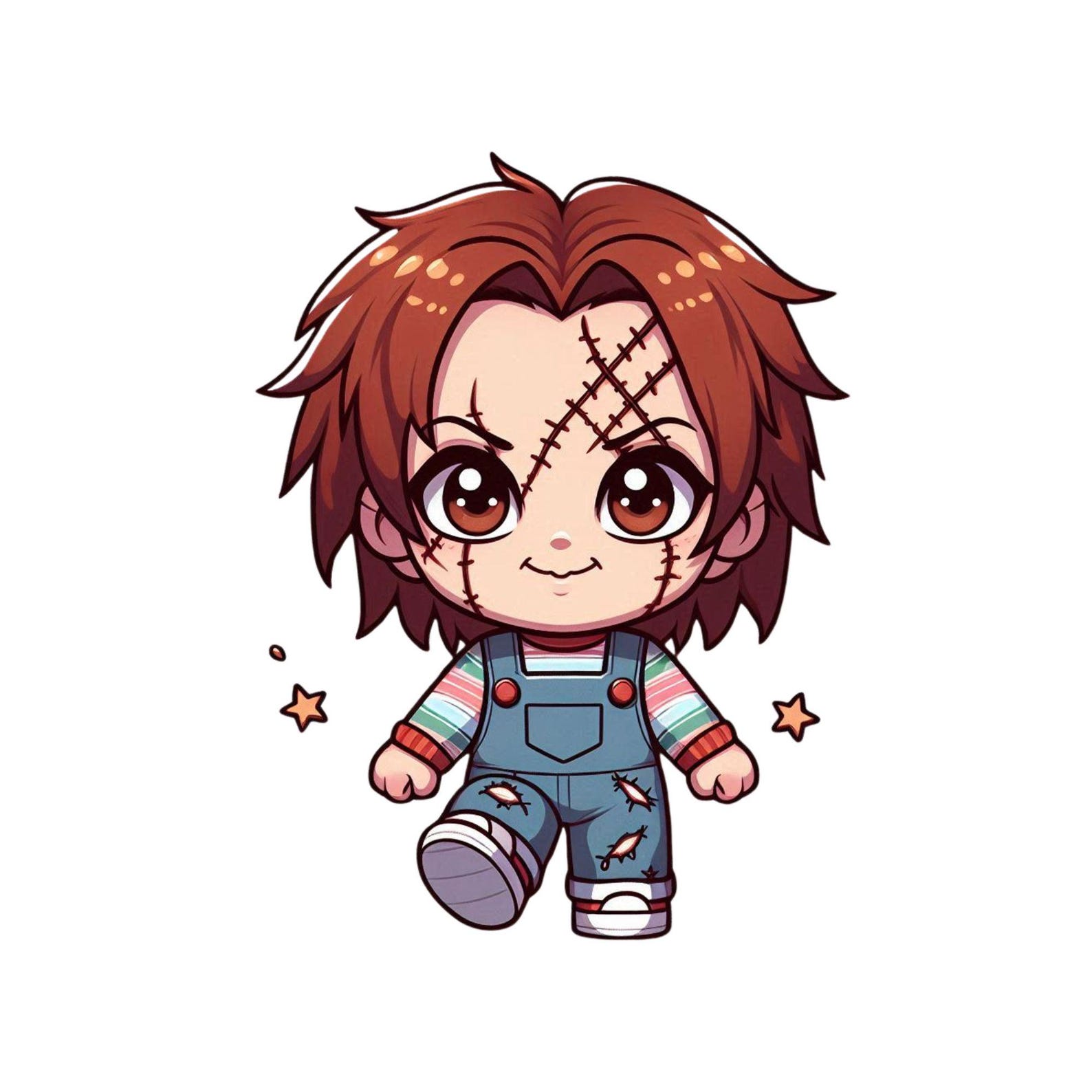 Chucky SVG Bundle - Cute Chibi Horror Character PNG, Slasher Movie SVG ...