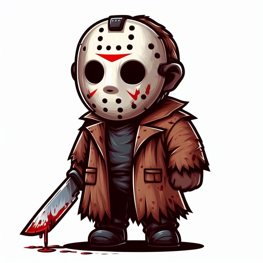 Horror Character SVG, Horror SVG, Chibi Horror Svg, Halloween Svg, Cute ...
