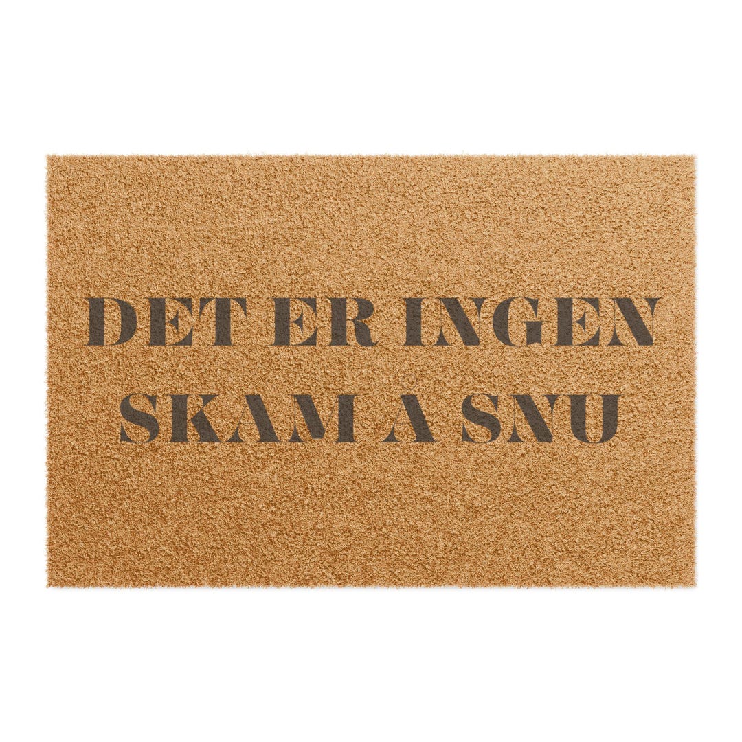 Dørmatte: det Er Ingen Skam å Snu - Etsy
