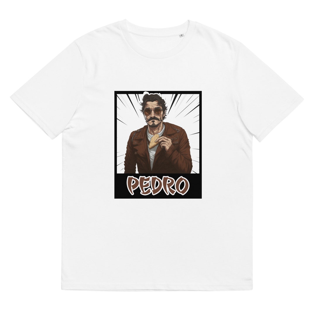 Pedro Pascal Anime Sandwich Portrait: 100% Organic Cotton - Etsy