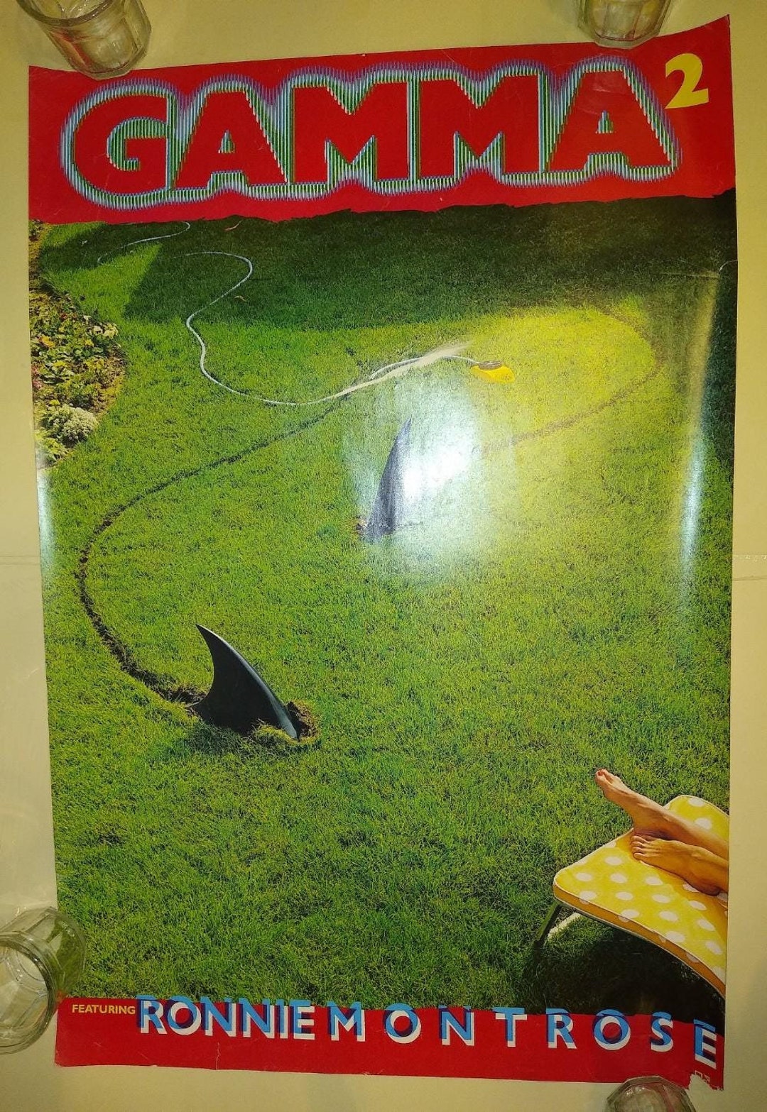 GAMMA RONNIE MONTROSE Poster 1980 Vintage Rare Record Label Promo for ...