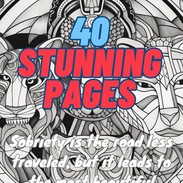 Recovery Coloring Pages - Etsy